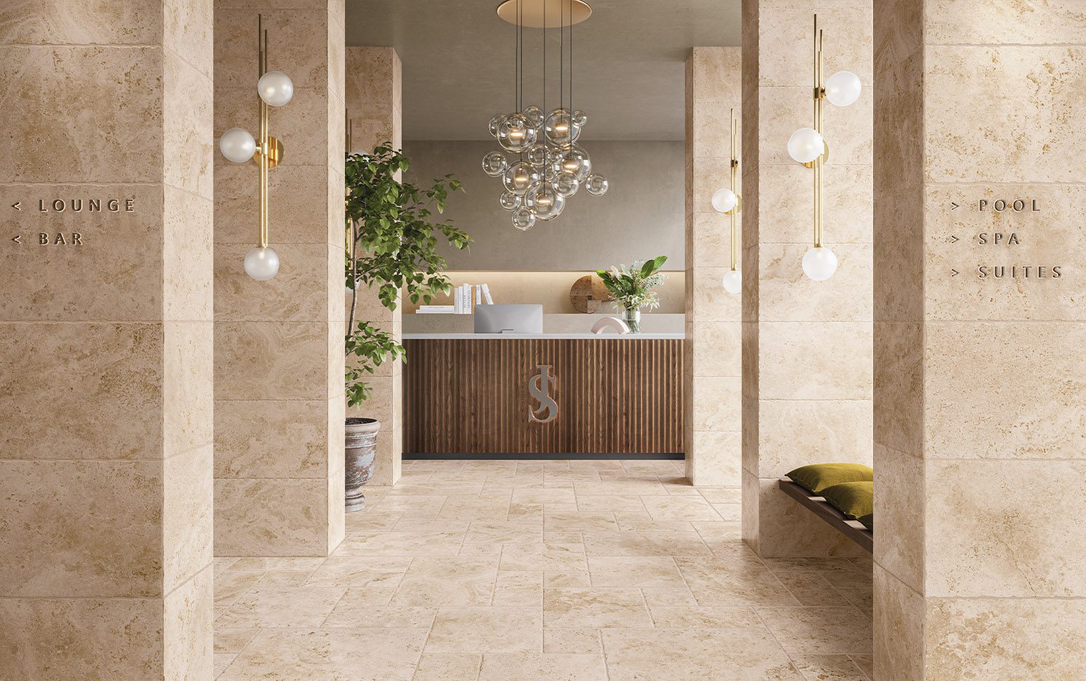Tibur Beige Modular - Northern Ceramics
